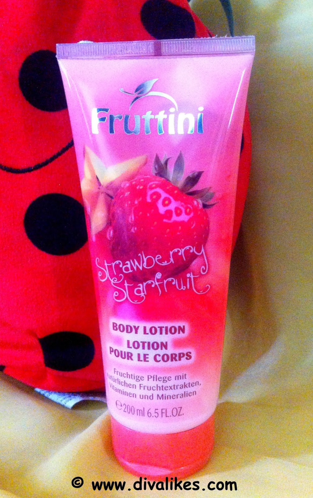 Fruttini Strawberry Starfruit Body Lotion Review | Diva Likes