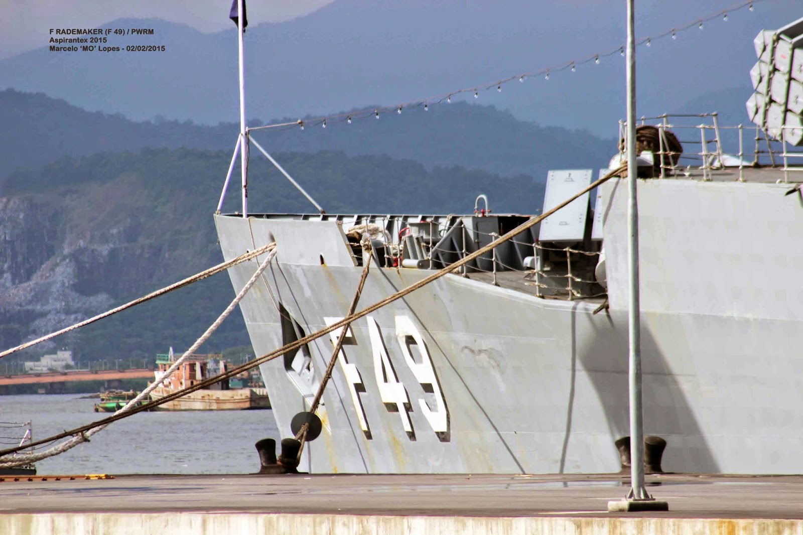 Santos Shiplovers: F. Rademaker (F 49) - Aspirantex 2015, Santos (Imagens)