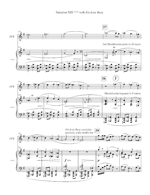 Elgar's Enigma Theme Unmasked: Modulations in Variation XIII spell "1313"