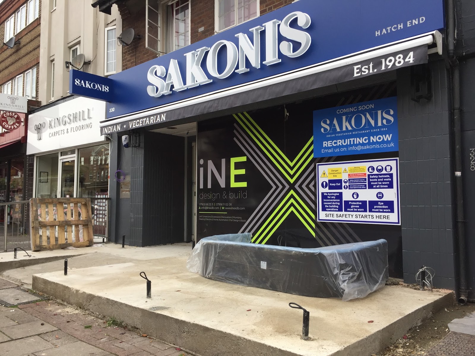 Travel with Angela Lansbury: Sakonis, Hatch End, vegetarian Indian ...