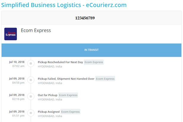 How to track the shipment