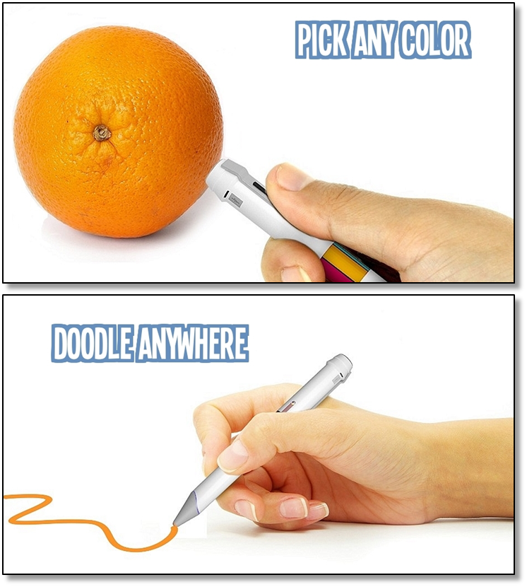 John the Math Guy: Scribble Pen, a real Color Picker Pen?