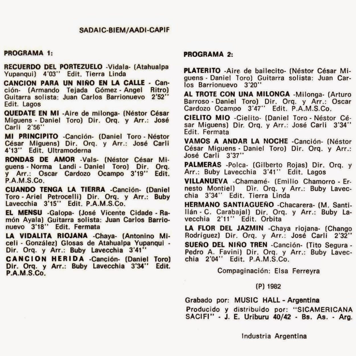 Folklore del NOA: DANIEL TORO - BUEN VIAJE CON UN GRANDE DEL FOLKLORE ...