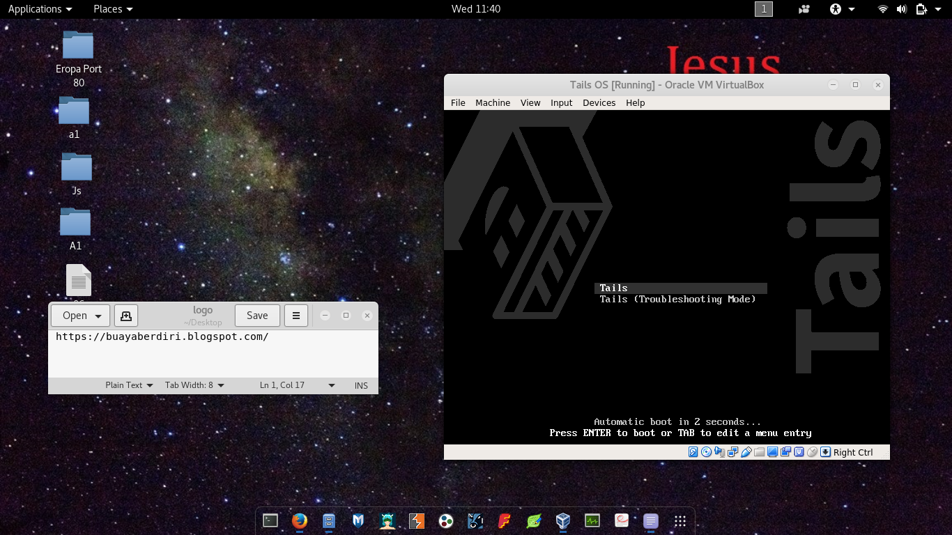 Tutorial Tutorial Instalasi sistem operasi tails-amd64-3.8,tails-amd64 ...