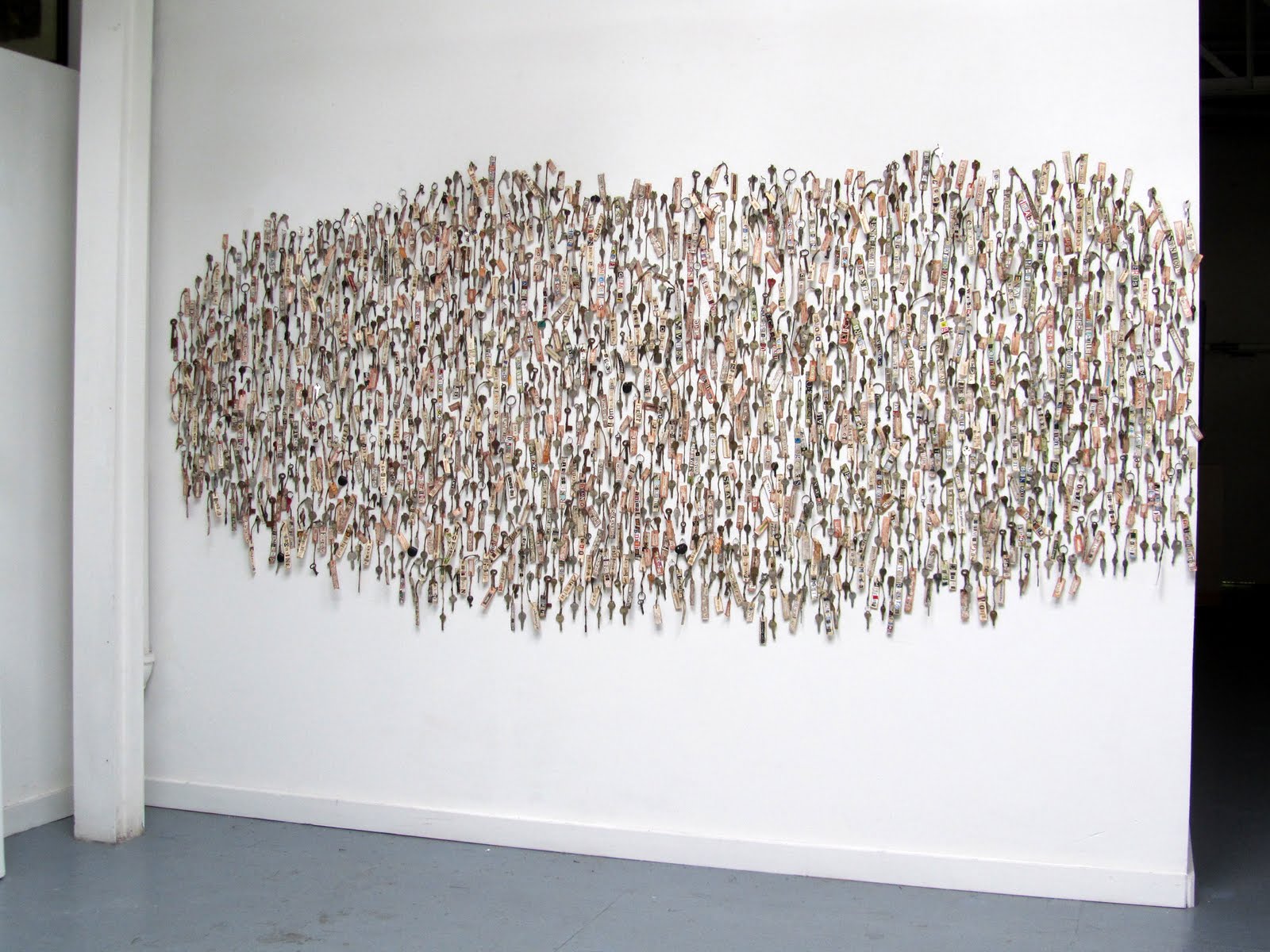 Art In Stitches: The Wall of Keys