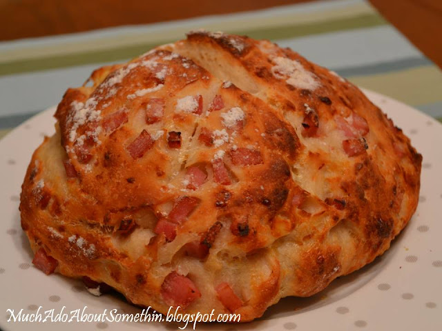 Much Ado About Somethin: Artisan Ham and Cheese Bread