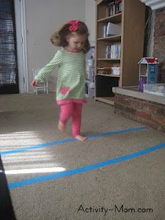 Play Games with Tape - The Activity Mom