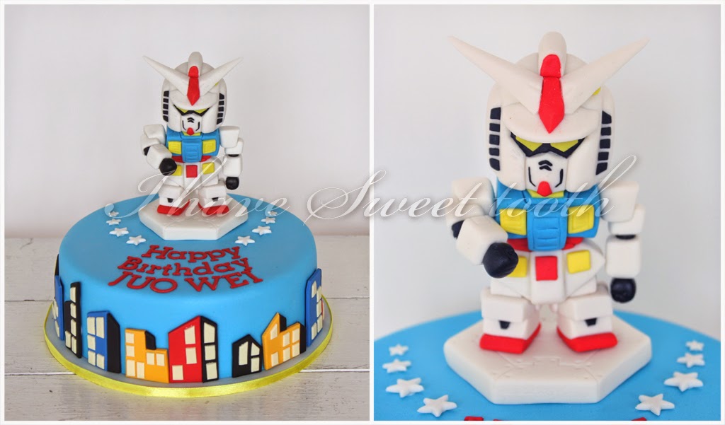 I Have Sweet Tooth: Gundam Cake