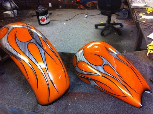 Online Motorcycle Paint Shop: Recent paint jobs by Time Warp