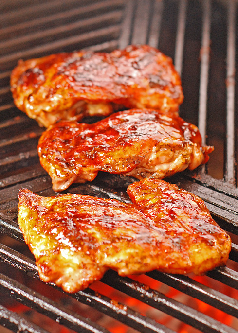 Grilled Chicken with Barbecue Sauce