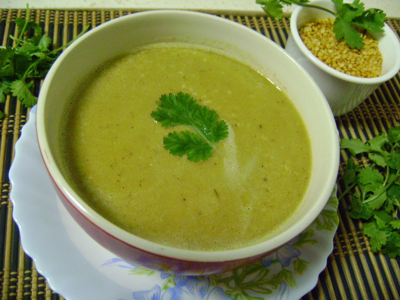 Bethica's Kitchen Flavours: Roasted Moong Dal Soup (Split Green Gram ...