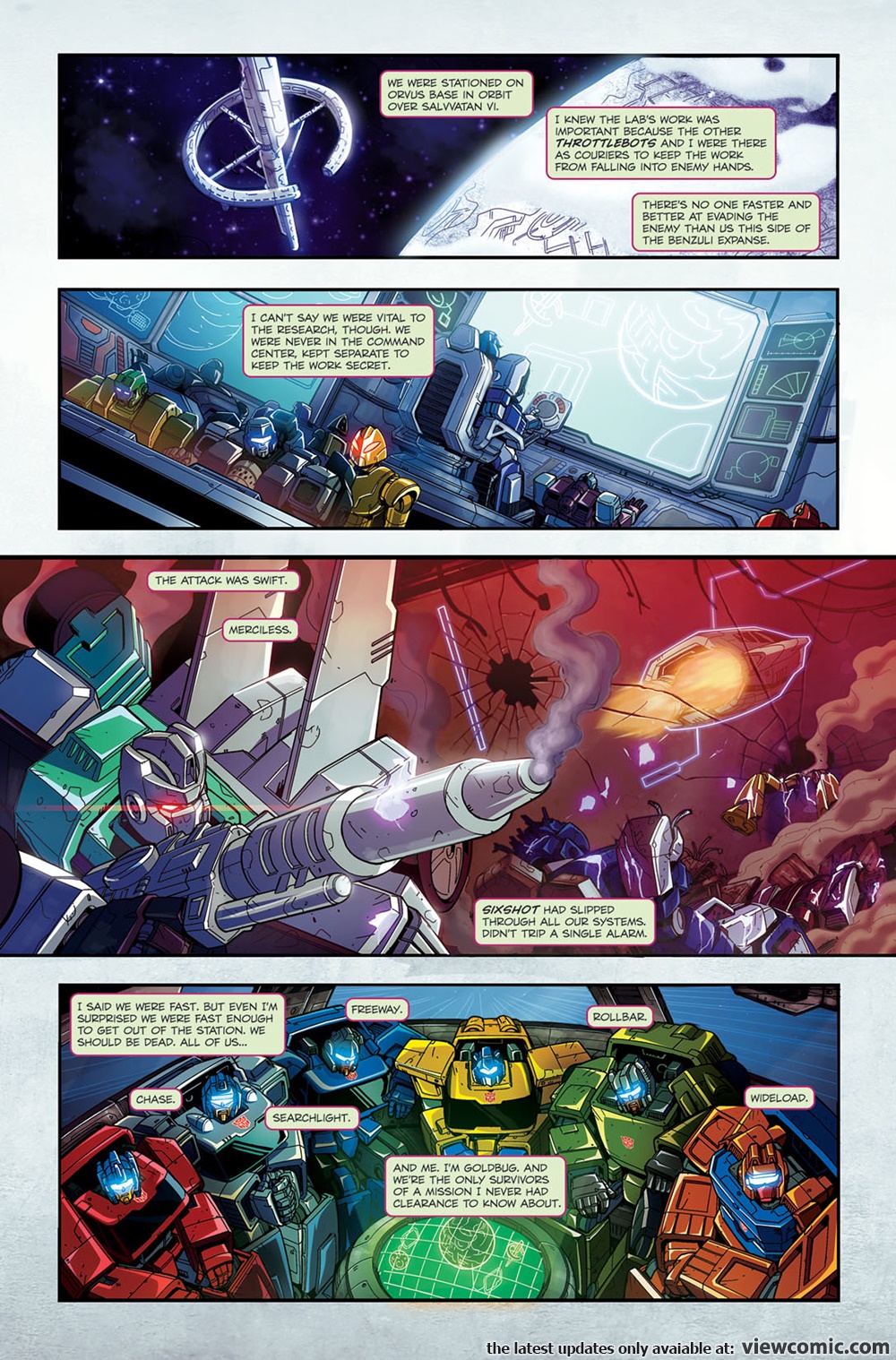 Dreamwave Transformers Throttlebots