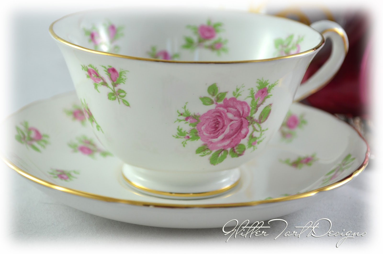Glitter Tart Designs: Valentine Tea Cup Swap ~ Royal Chelsea
