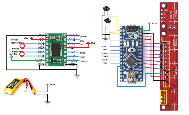 Robot Velocista QTR8A (Parte III - Programacion del Robot ...