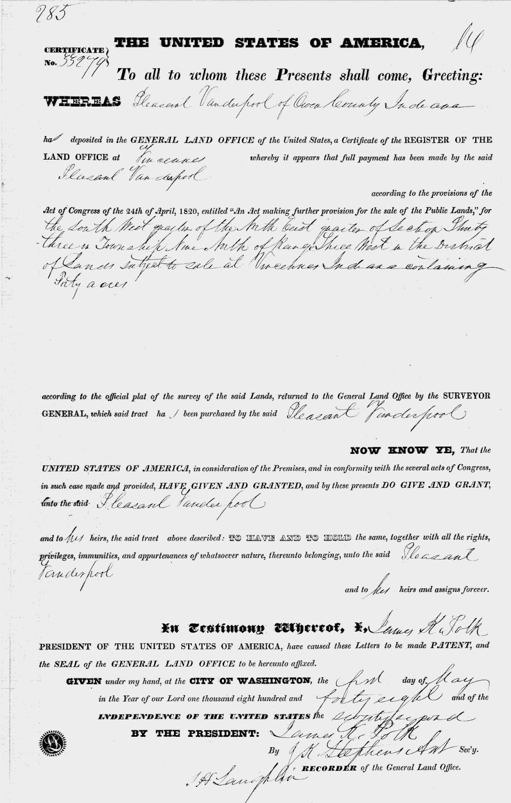 Shaking Family Trees: 52 Ancestors #1 Elizabeth Vanderpool