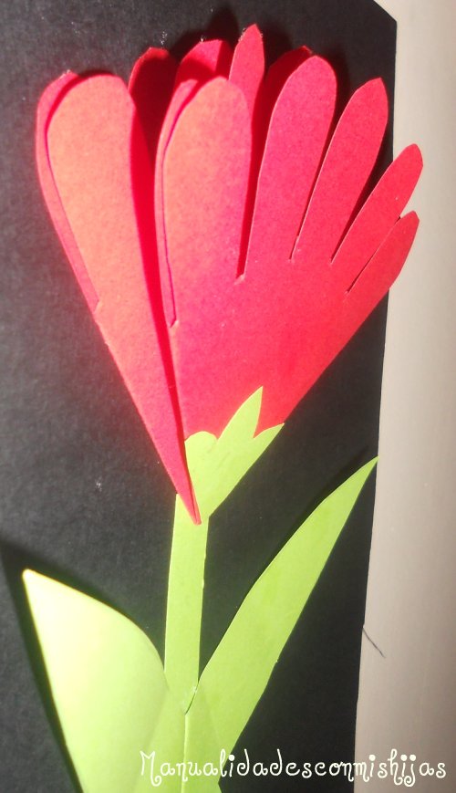 Manualidades con mis hijas: Flores para mamá