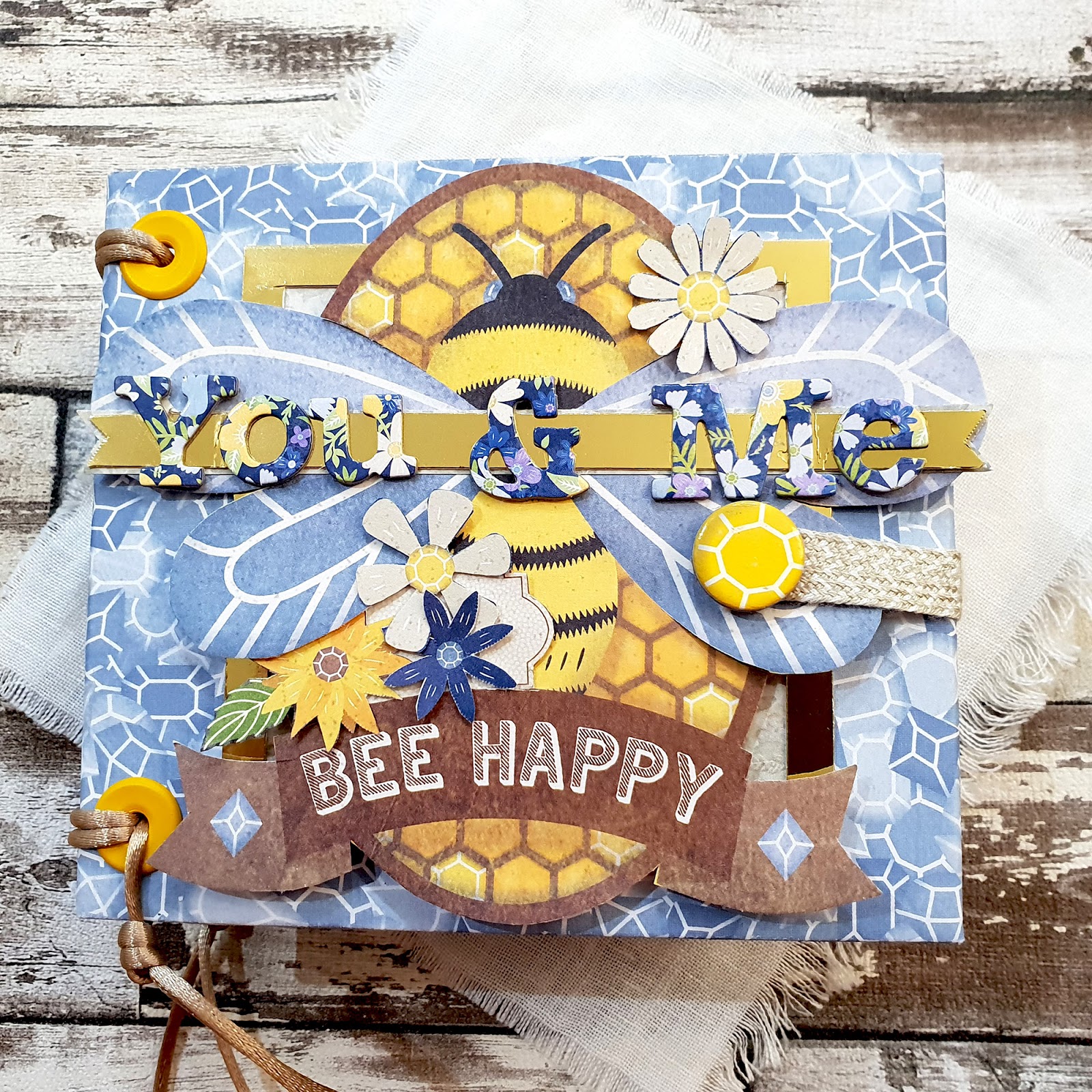 The BoBunny Blog: Bee-utiful You: Mini Album with Elisa