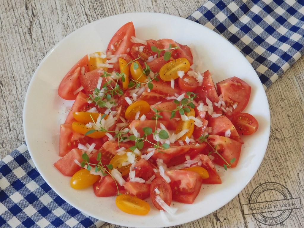 Mechanik w kuchni: Sałatka z pomidorów