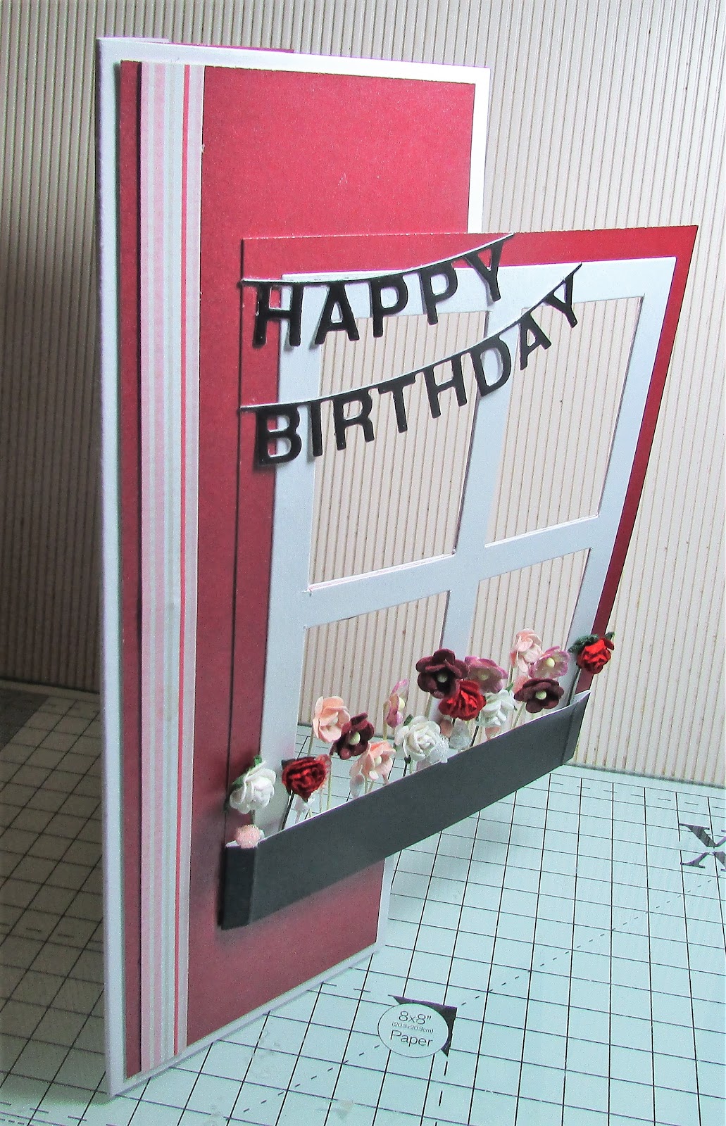 Lizzies craft space: Window Birthday Card