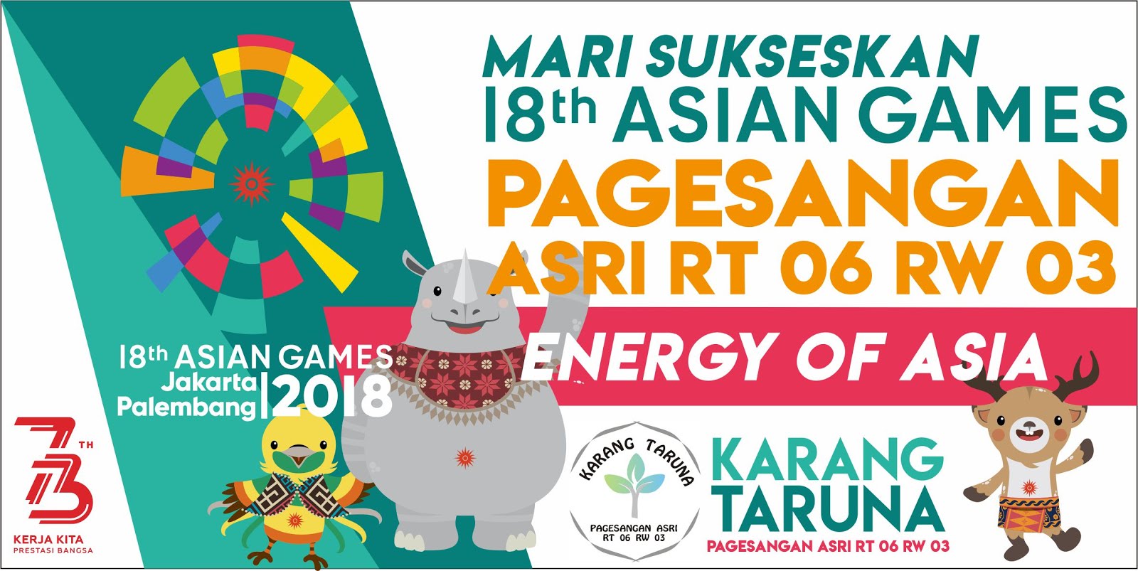 Banner Tema Asian Games 2018