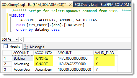 fishing with FDMEE: Ignoring data in #SQL Scripts