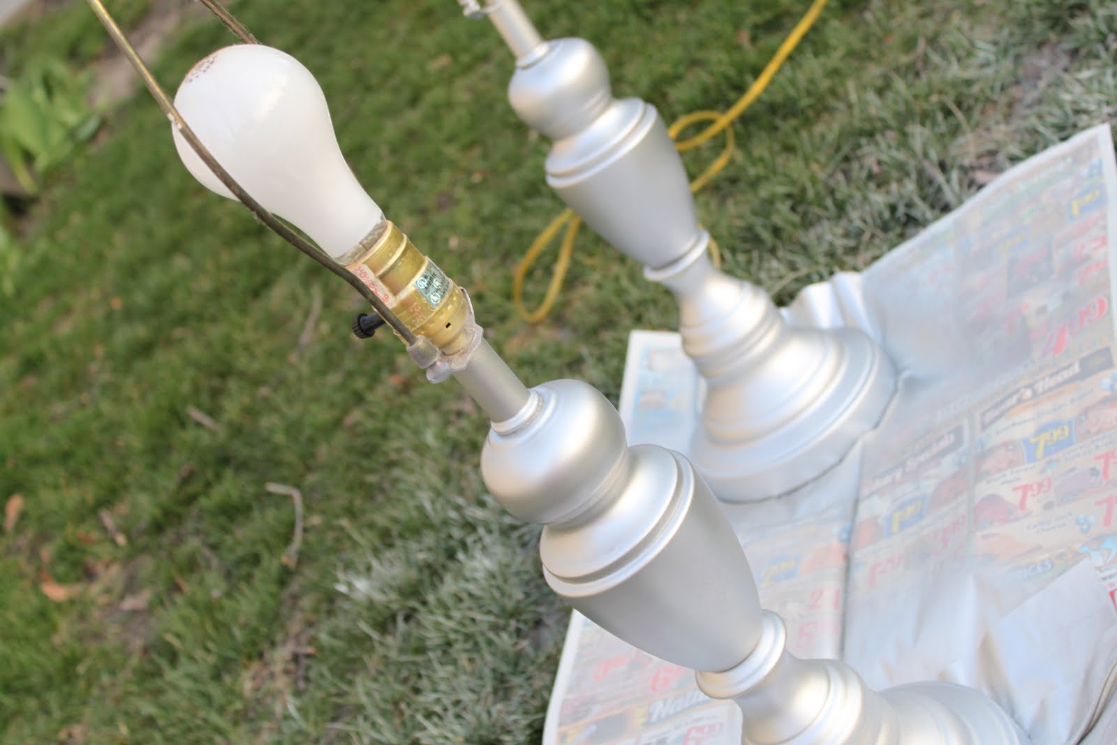 do it yourself divas: DIY: Old Lamp Transformation