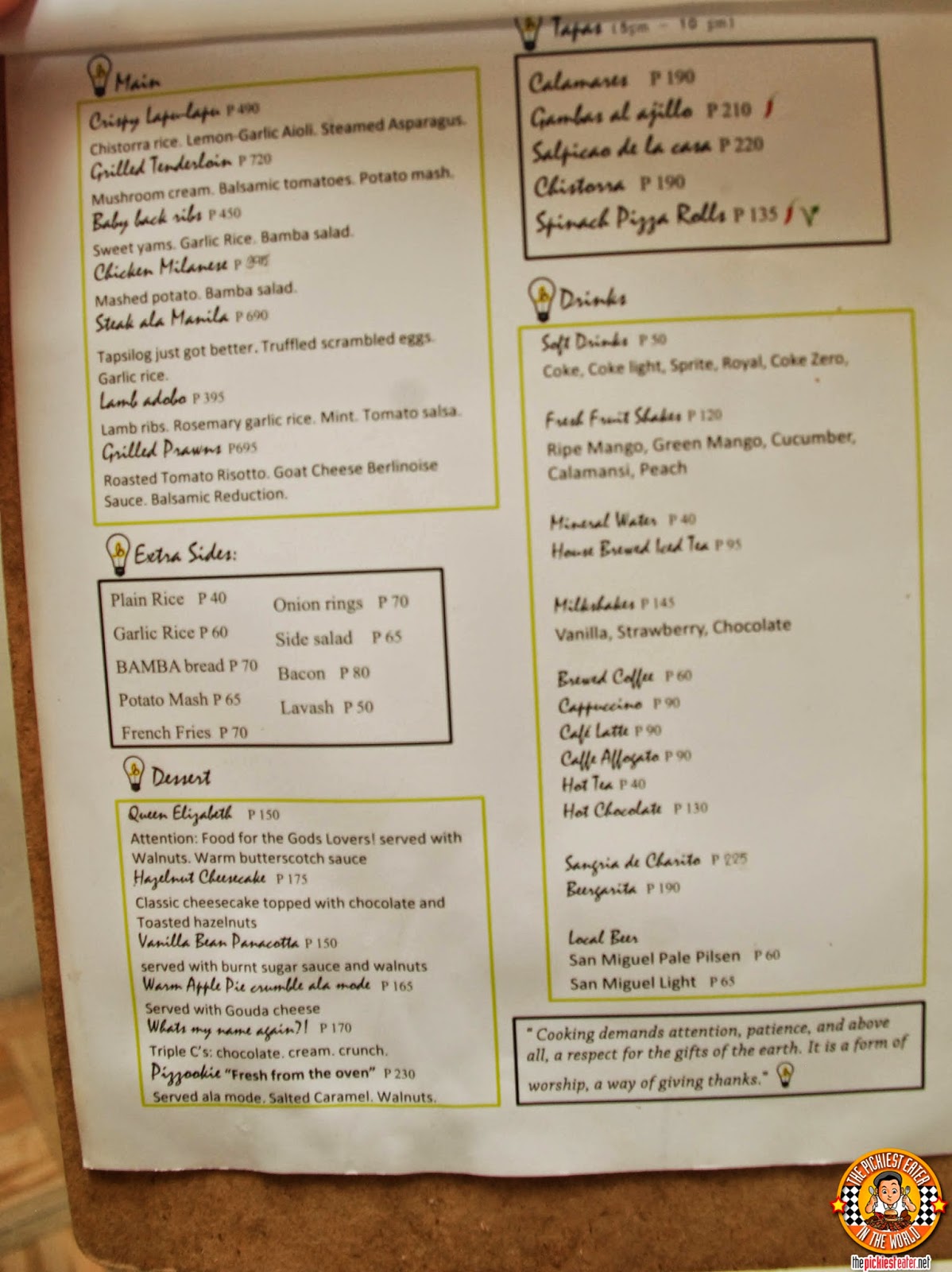 THE PICKIEST EATER IN THE WORLD: BAMBA: SHAKING UP DINING AT THE SOUTH!