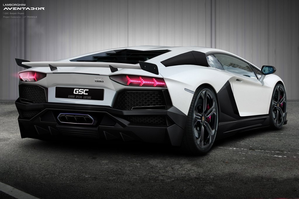 Lamborghini Aventador Triangle GSC y Estatura GXX | Car0n4n