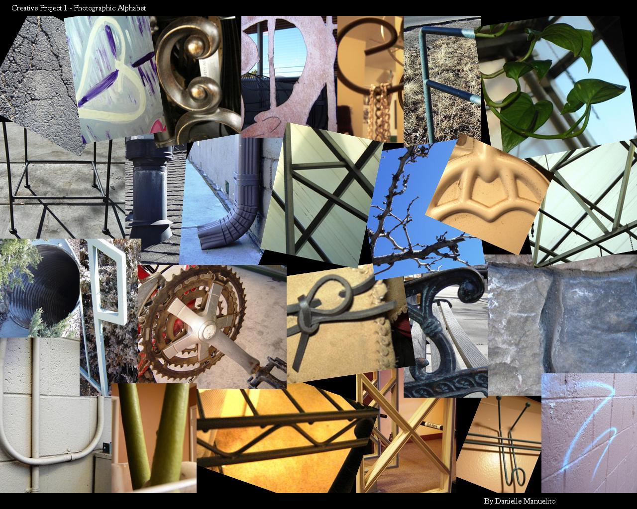 Communication Design Projects: Creative Project 1 - Photographic Alphabet