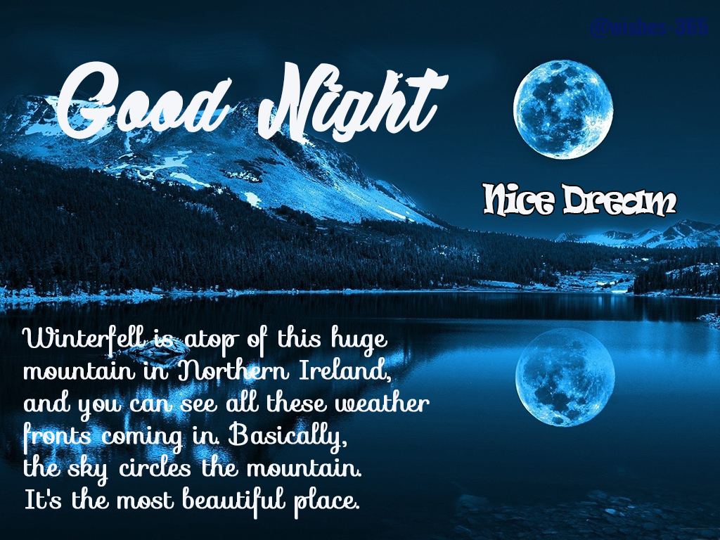 Poetry and Worldwide Wishes: Good Night Sweet Dreams Messages with Image