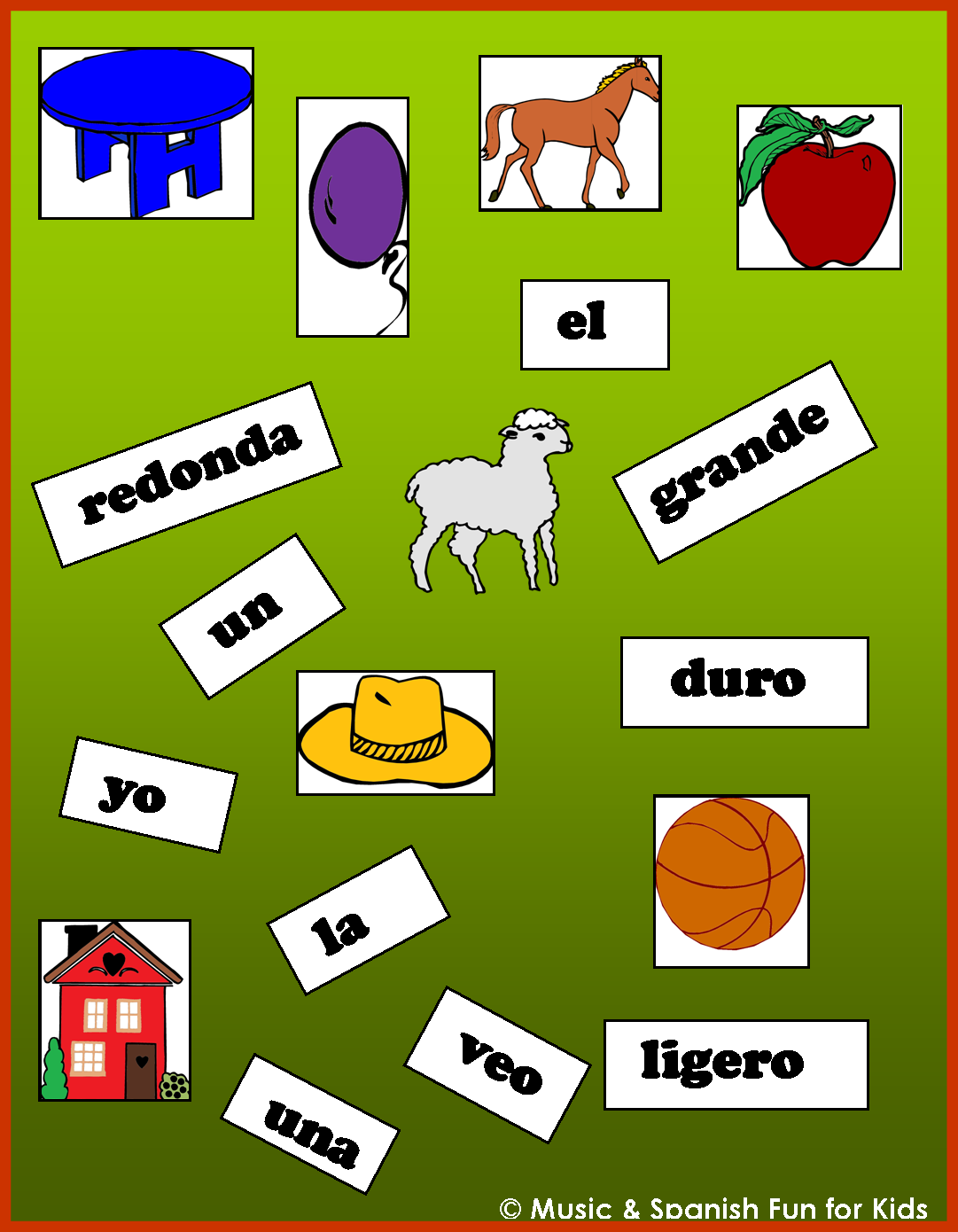 Music and Spanish Fun: Lectura con Pictogramas