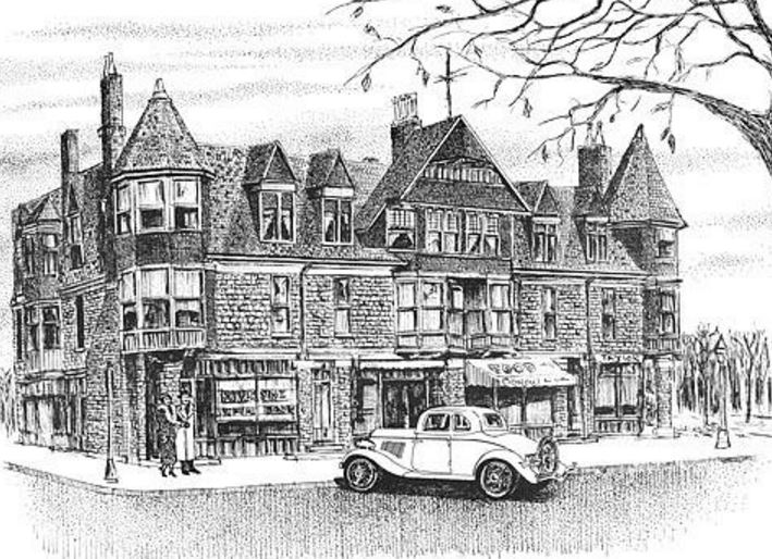 How to purchase Keith Burnham's Pen and Ink drawings of Riverside, Illinois
