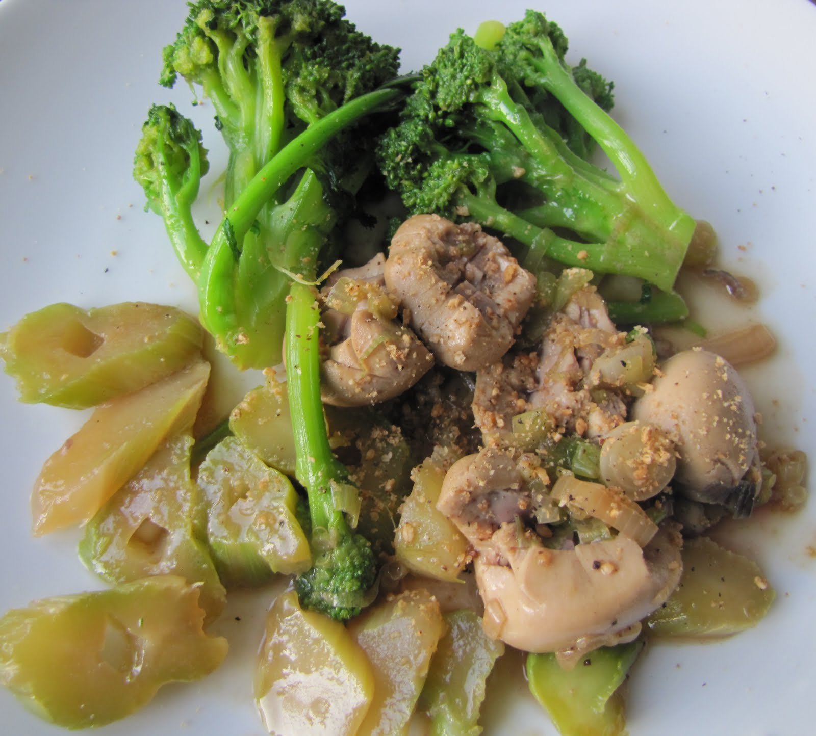 Obsédé Culinaire Notoire: Rognons de veau sautés aux oignons nouveaux ...