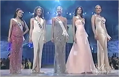 All That Beauty: Miss Universe 2001 Screen Capture : Top 5 Announcement ...