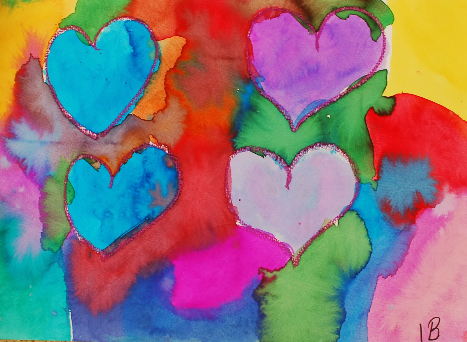 Sunnyside Art House: Jim Dine Valentines Hearts - Growing Crystals on ...