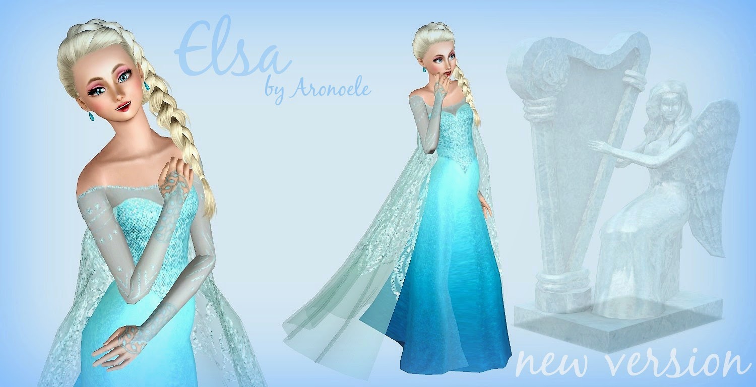 Aronoele Sims: Elsa Frozen princess - new version