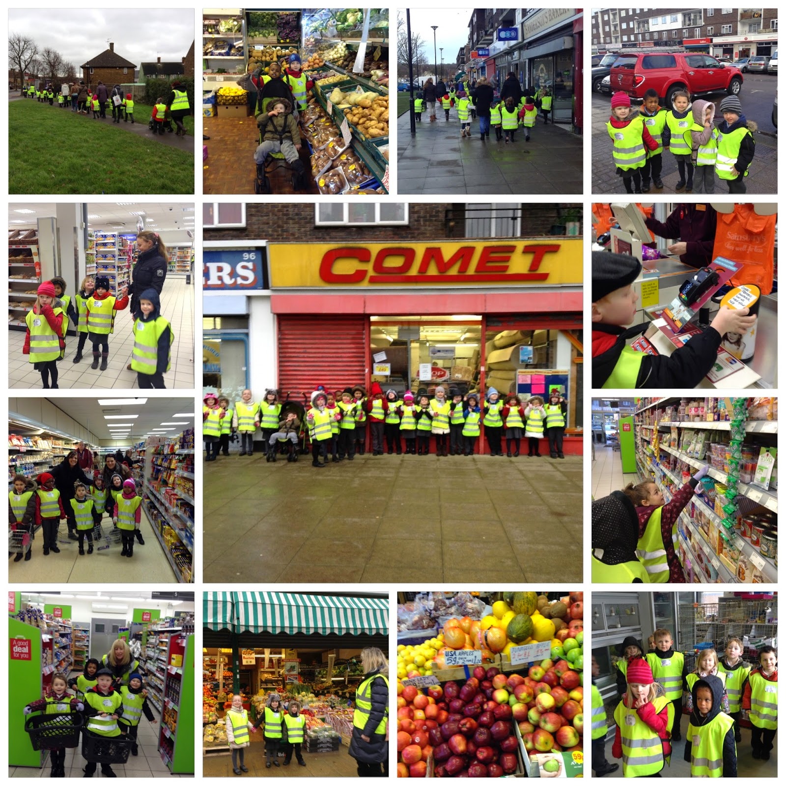 Reception visit Hilldene Shops :: Hilldene Primary School News