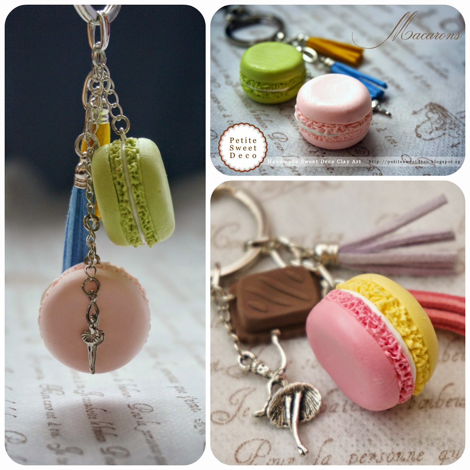 Petite Sweet Deco: Macaron Sweet Deco Keychain