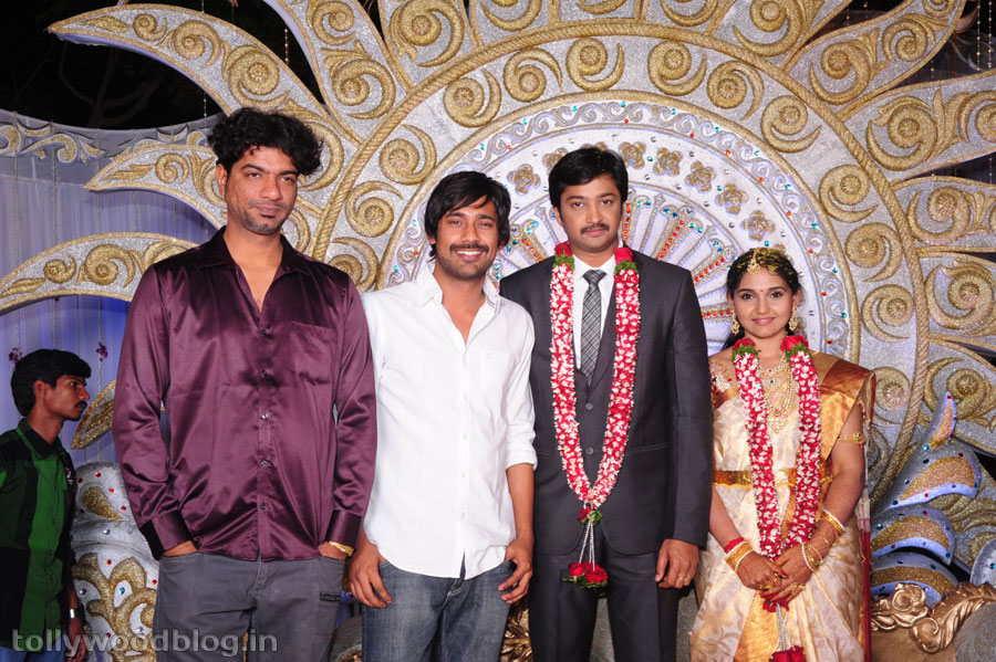 Aryan Rajesh Wedding Reception Photos Stills