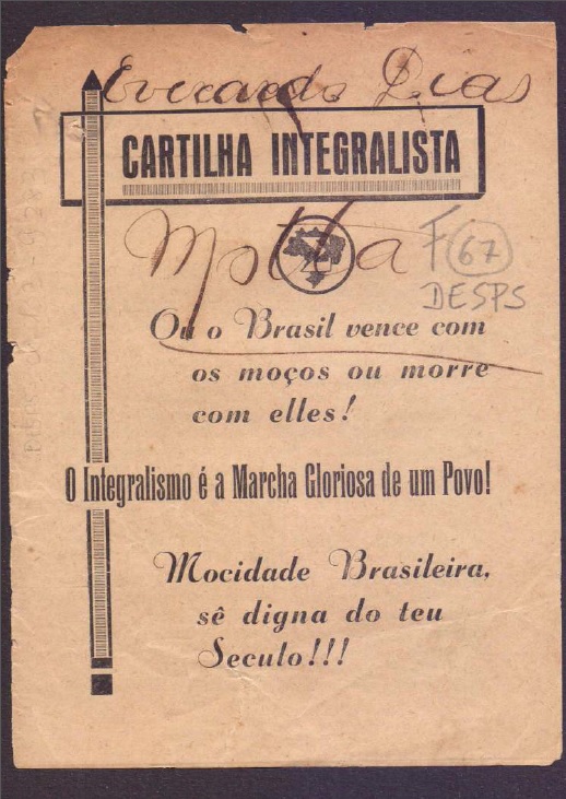 História do Partido de Representação Popular.: "O Princípio Fundamental ...