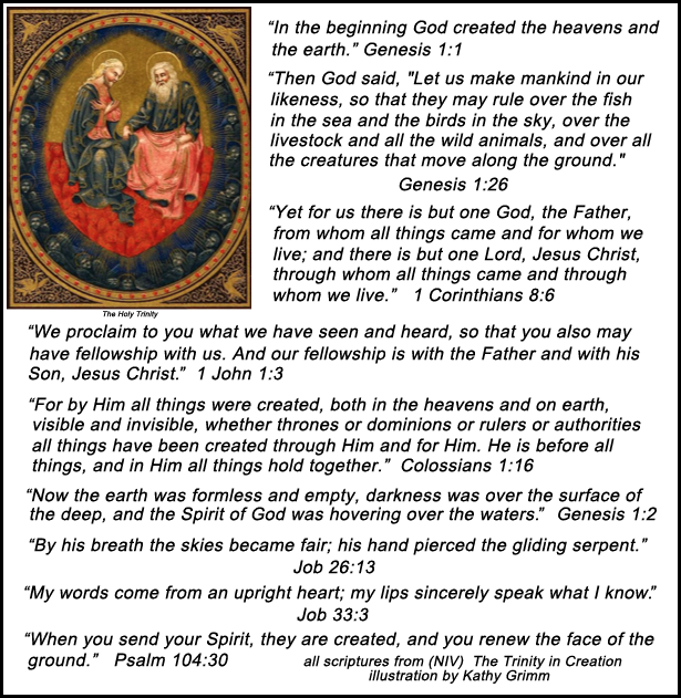 The Trinity In Creation Scriptures | Christian Clip Art Review