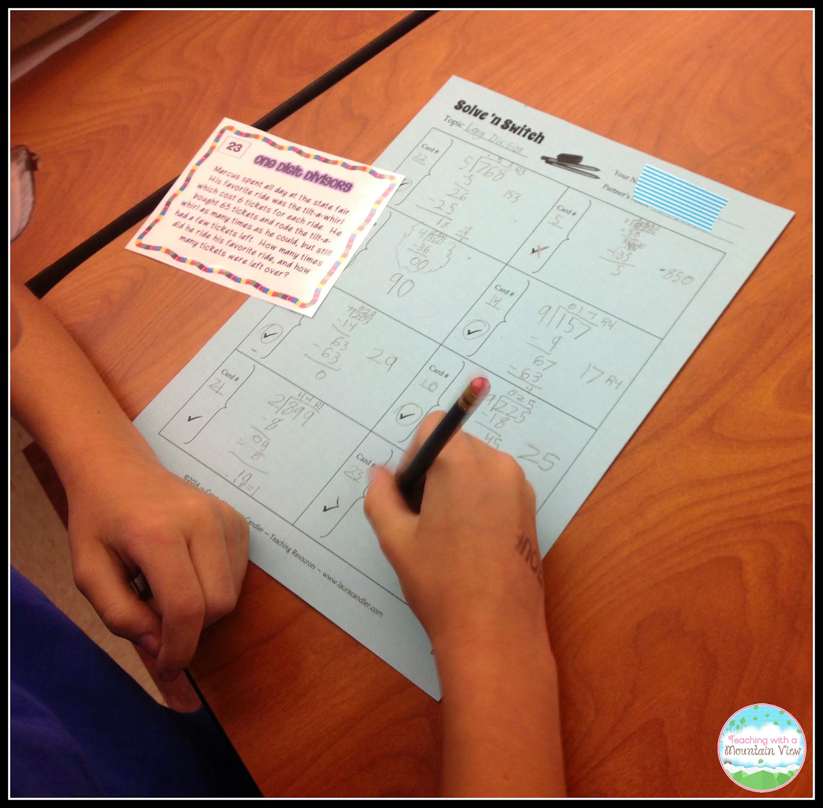Task Card Corner: Cooperative Learning with Task Cards