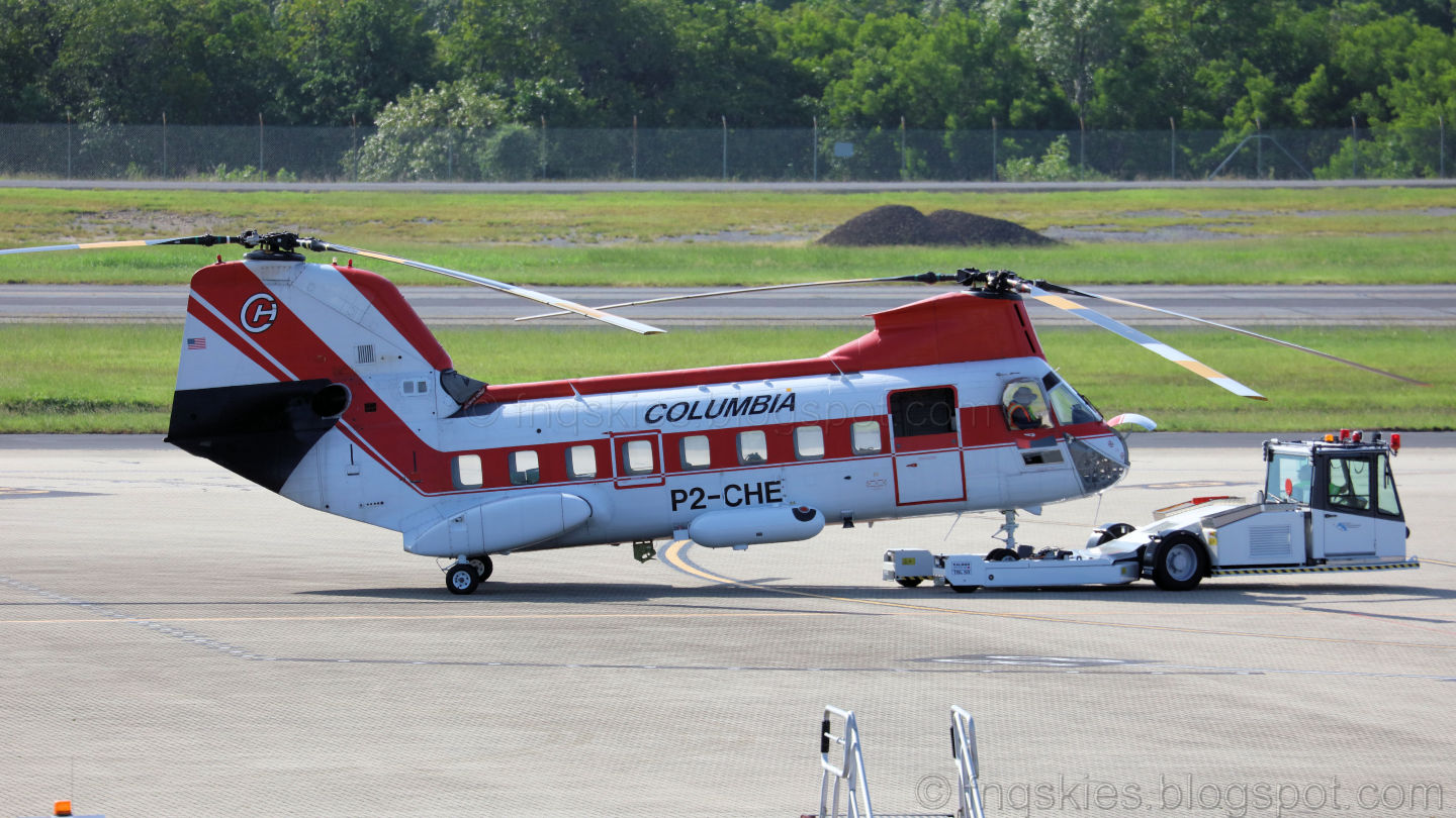 Far North Queensland Skies: Columbia Helicopters Vertol 107 P2-CHE