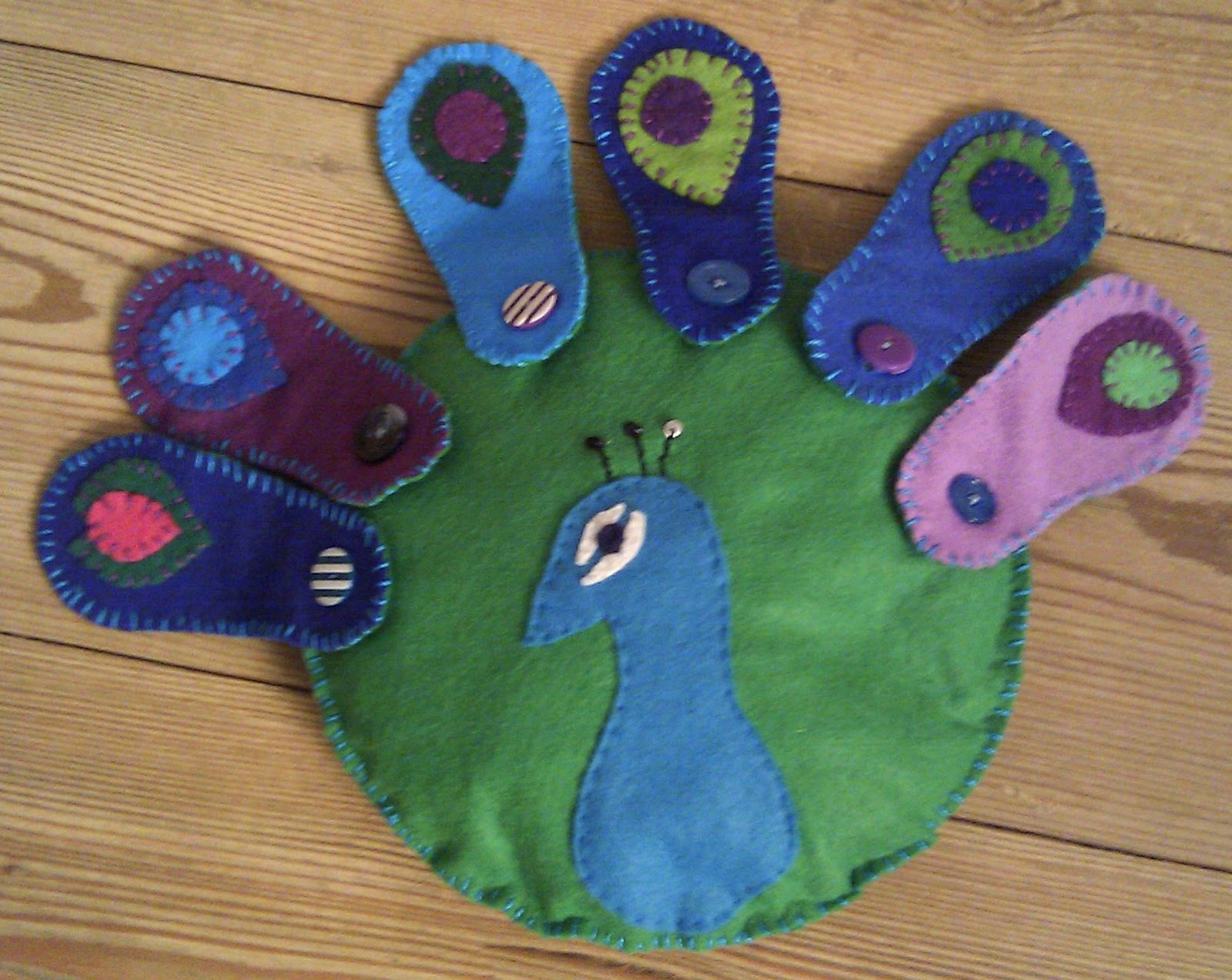 Taming the Goblin: Button practice peacock