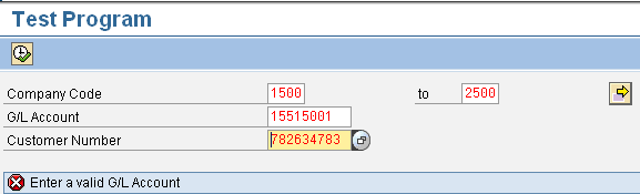 Sample Program On AT SELECTION-SCREEN Event.