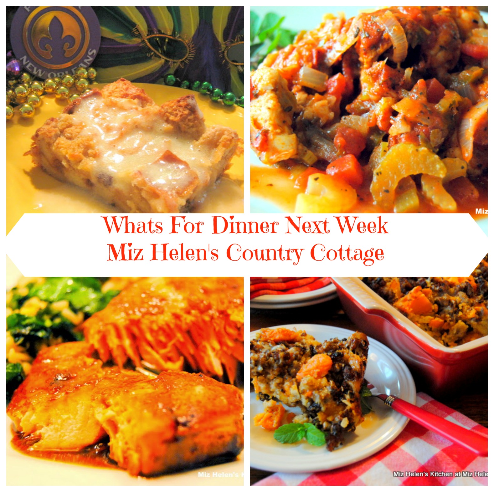 Whats For Dinner Next Week 2-7-16