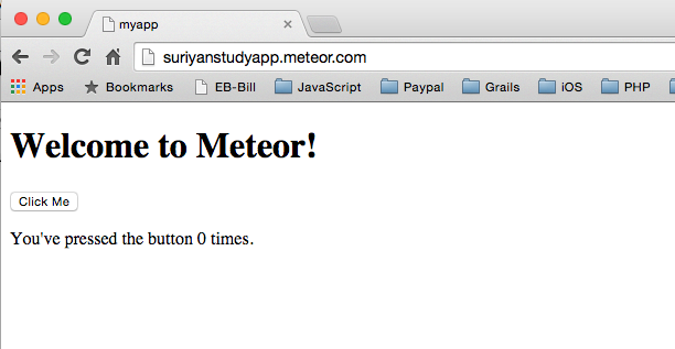 Meteor tutorial - Part I Meteor tutorial - Part I