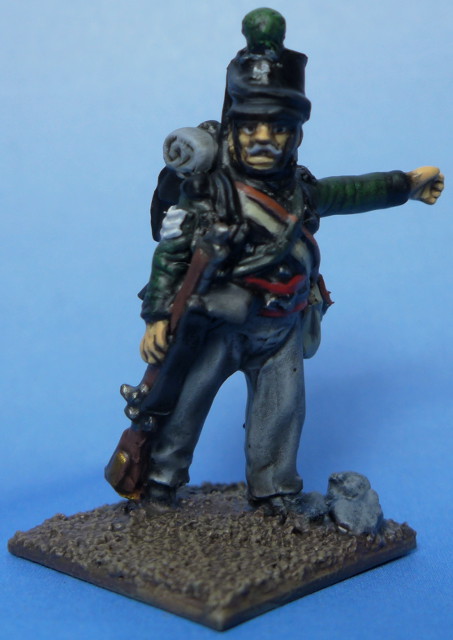 Monty's Caravan: Major Baring and three more 2nd KGL Riflemen