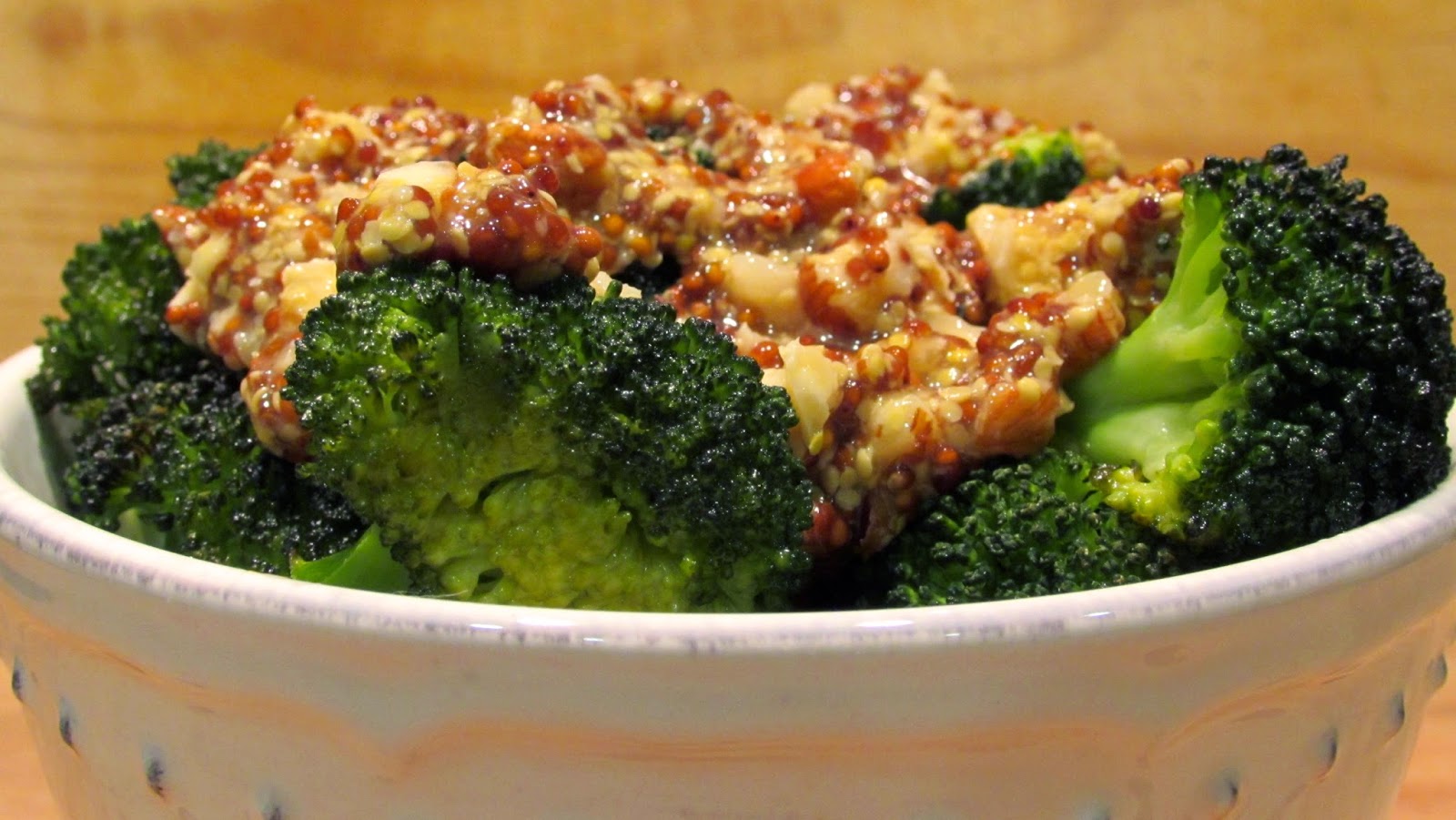 Bróculos Assados no forno acompanhados de mostarda à antiga - Carlota ...