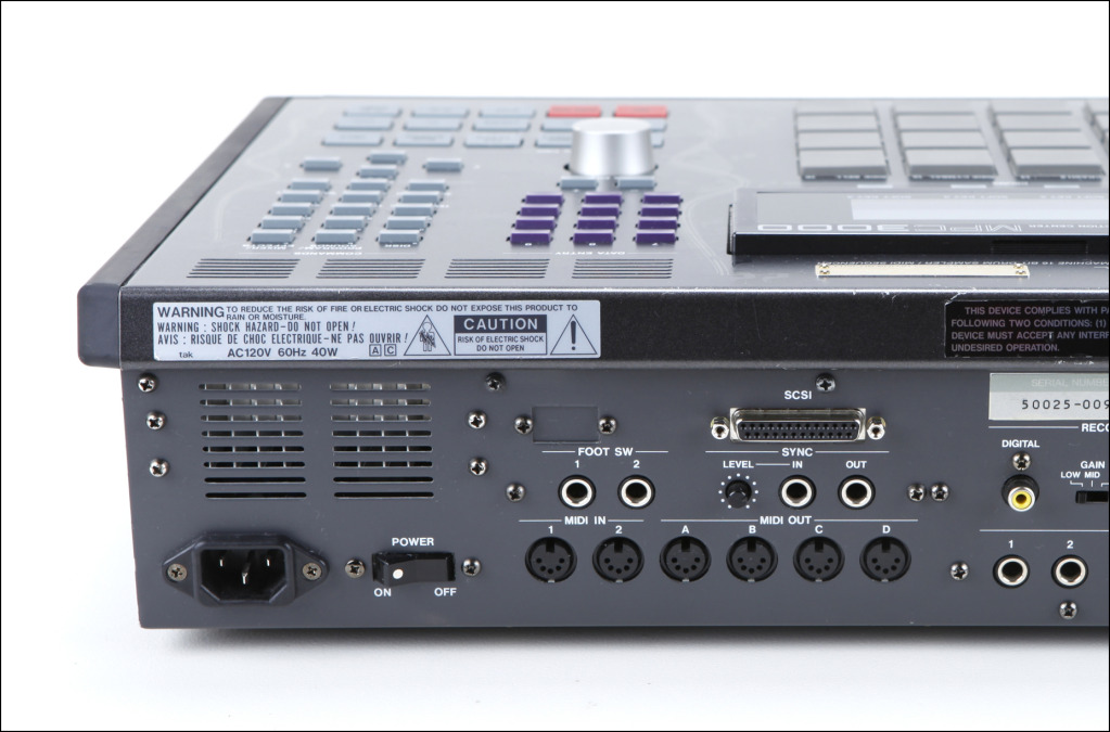 MATRIXSYNTH: Akai MPC-3000 Limited Edition Sampler SN 50025-00936